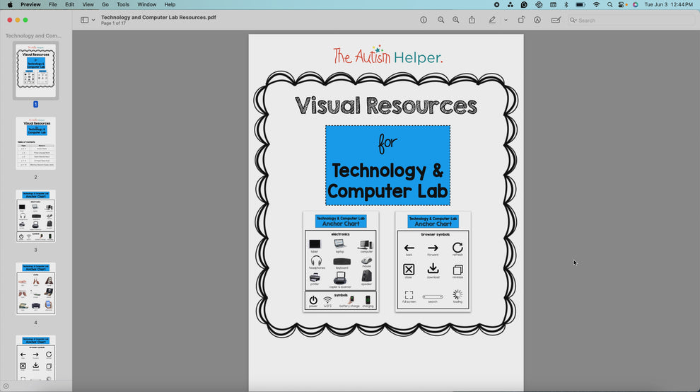 Visual Resources for Technology – The Autism Helper