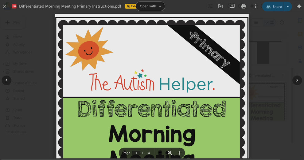 Differentiated Morning Meeting - Primary Edition – The Autism Helper
