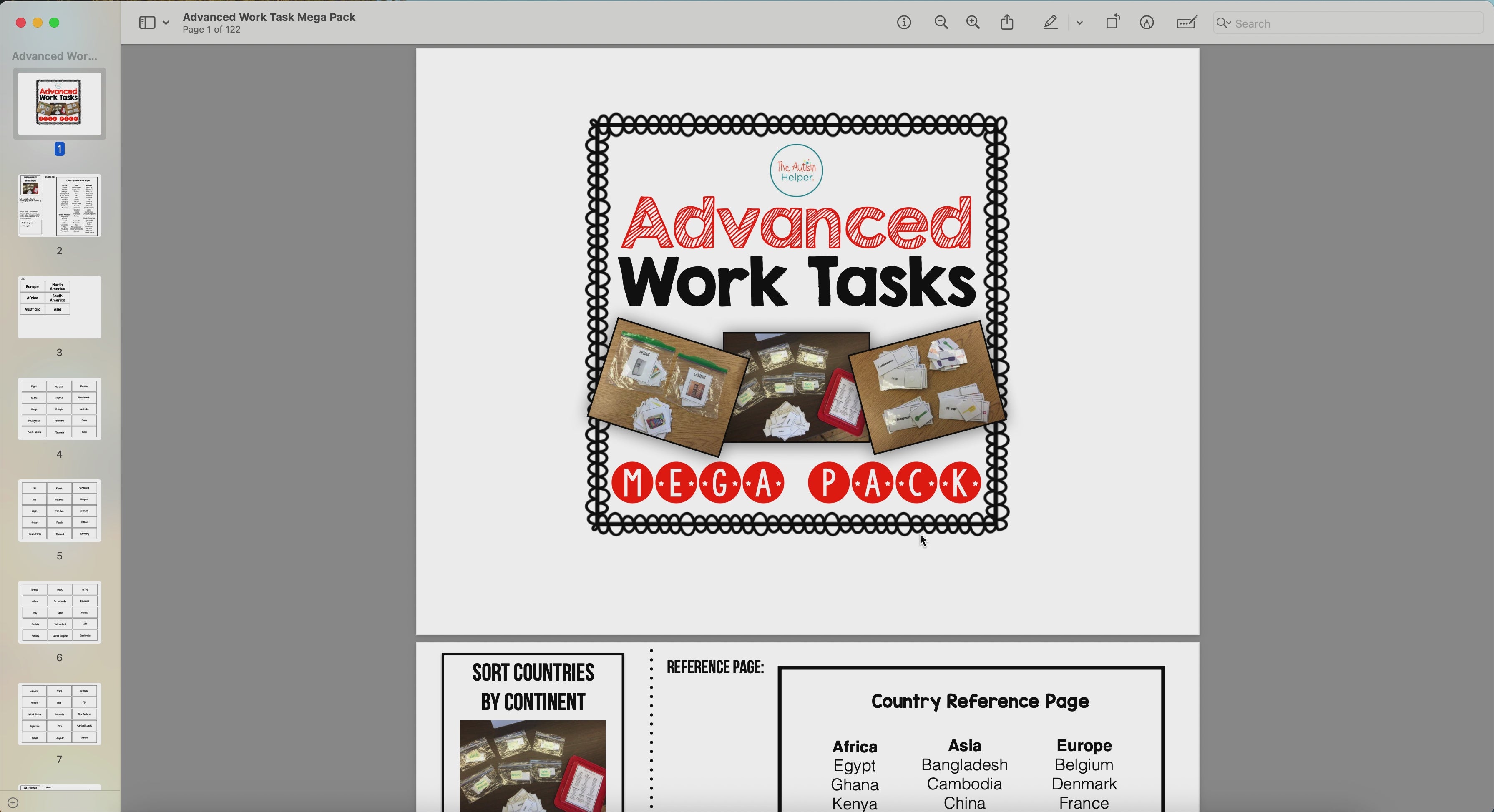 Advanced Work Task Mega Pack – The Autism Helper