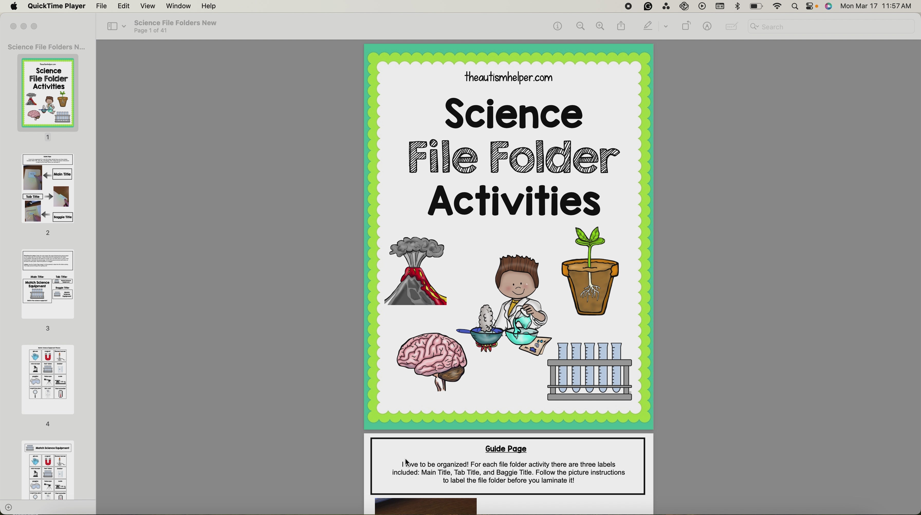 Science File Folder Activities – The Autism Helper
