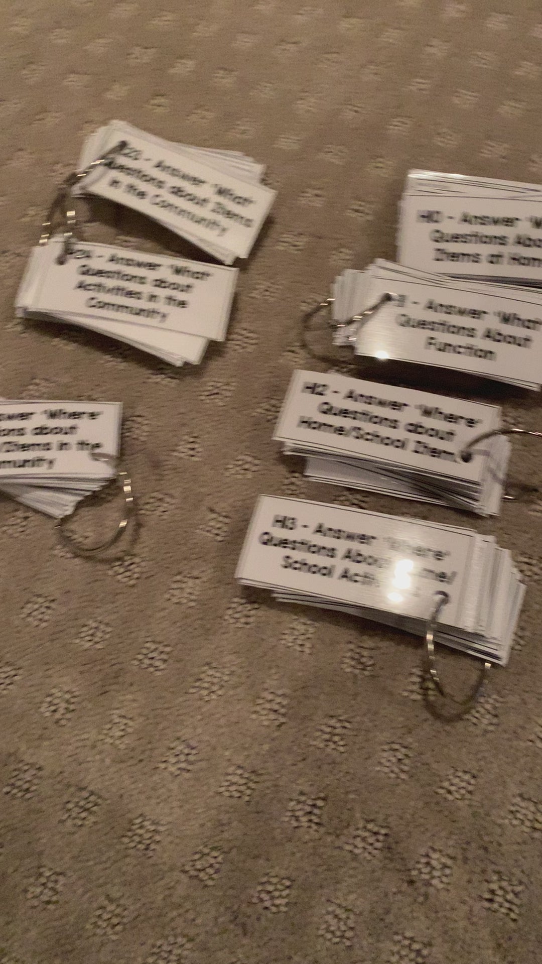 Who, What, Where, & When Task Cards [ABLLS-R Aligned to H} – The Autism ...