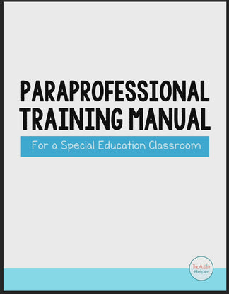 Paraprofessional Training Manual – The Autism Helper