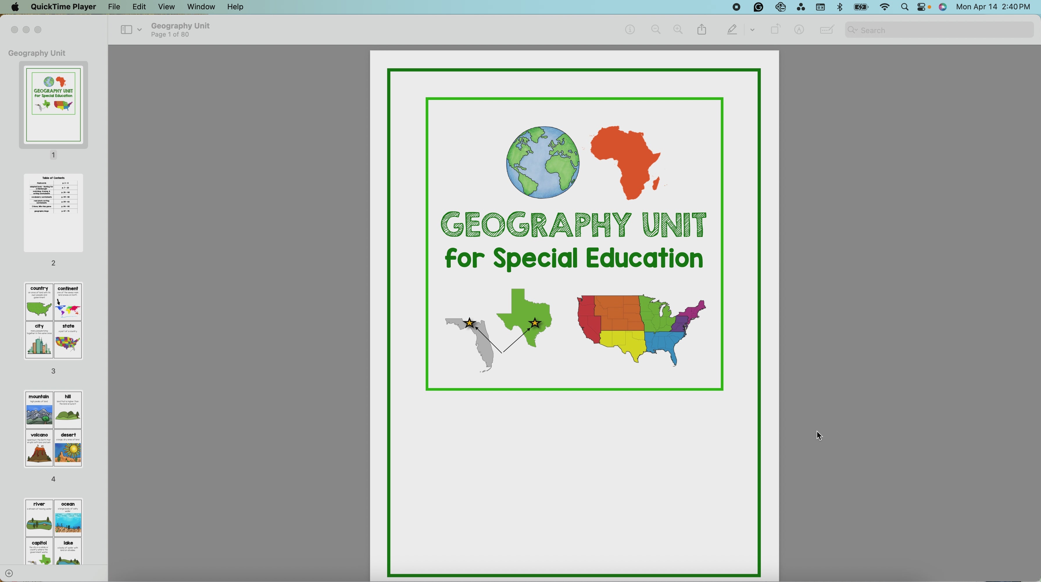 Geography Unit – The Autism Helper