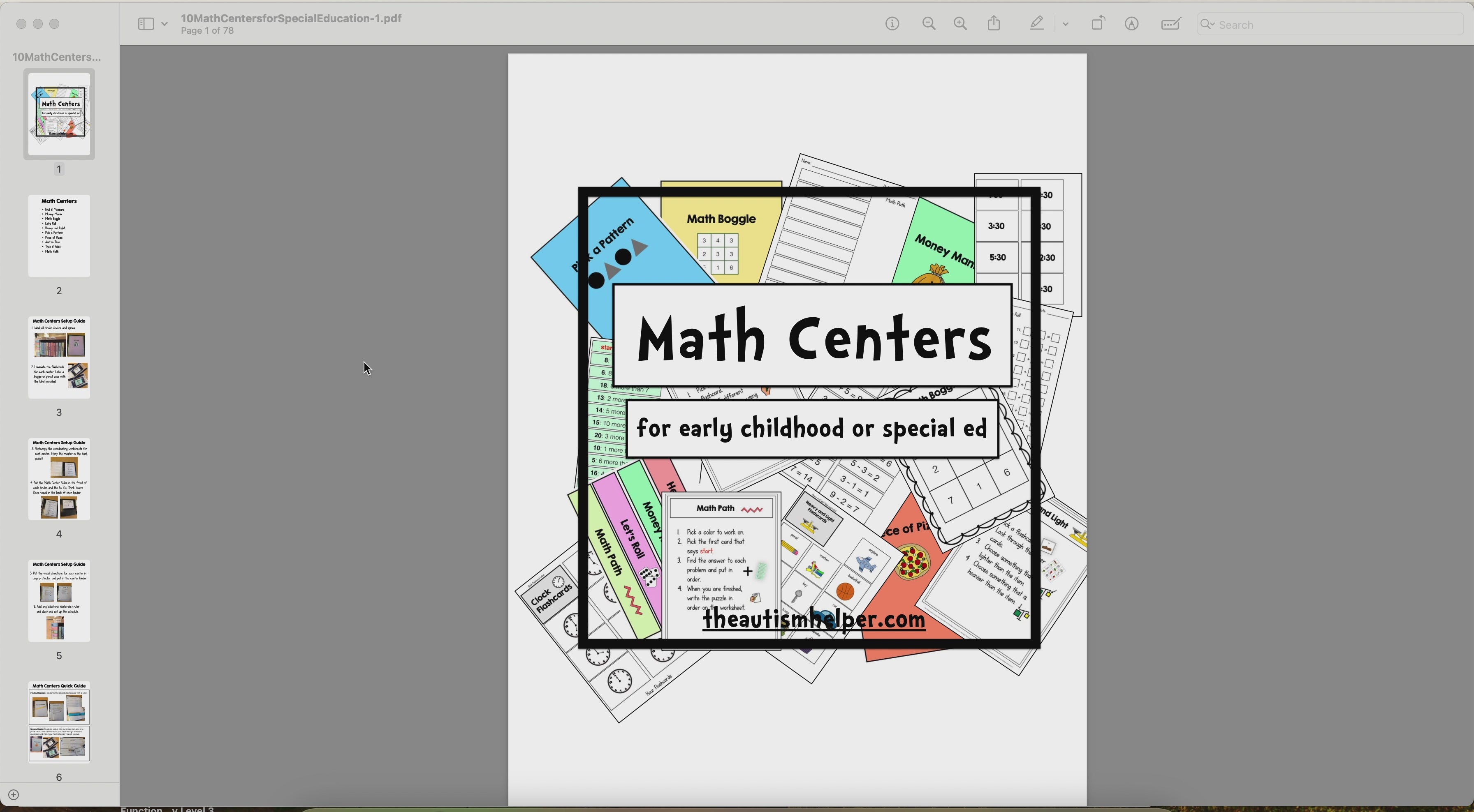 10 Math Centers for Special Education – The Autism Helper