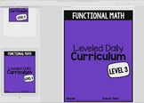 Functional Math Leveled Daily Curriculum {LEVEL 3} – The Autism Helper