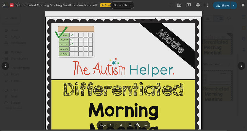 Differentiated Morning Meeting - Middle Edition – The Autism Helper