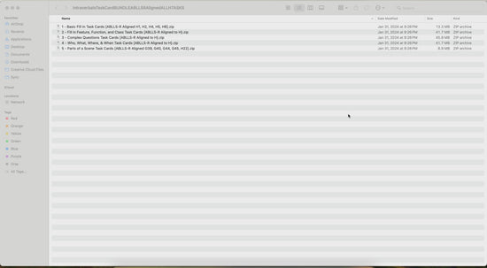 Intraverbals Task Card BUNDLE [ABLLS-R Aligned ALL H TASKS] – The ...