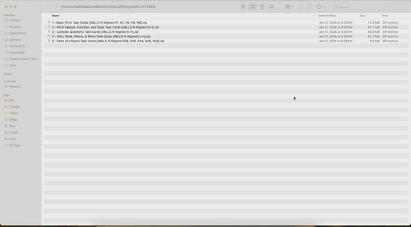 Intraverbals Task Card BUNDLE [ABLLS-R Aligned ALL H TASKS] – The ...
