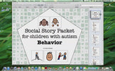 Behavior Social Story Adapted Book Series – The Autism Helper