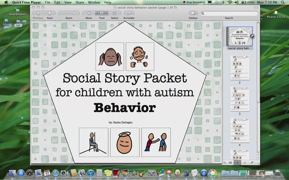 Behavior Social Story Adapted Book Series – The Autism Helper