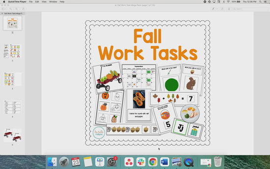 Fall Work Task Mega Pack – The Autism Helper