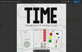 Time Management and Waiting Visuals – The Autism Helper
