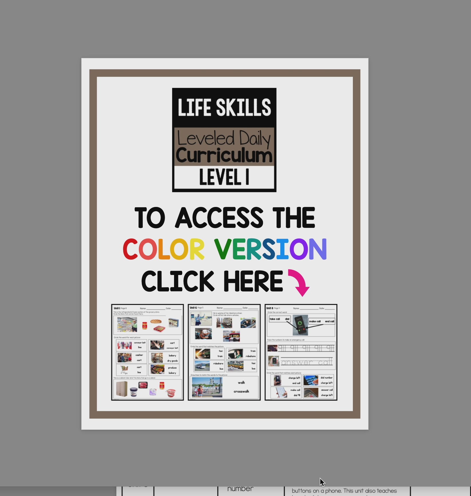 Life Skills Leveled Daily Curriculum {BUNDLE} – The Autism Helper