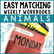 Easy Matching Weekly Workbooks - Animal Edition – The Autism Helper