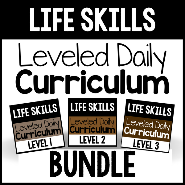 Life Skills Leveled Daily Curriculum {BUNDLE} – The Autism Helper