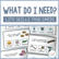 What Do I Need? Life Skills Task Cards – The Autism Helper