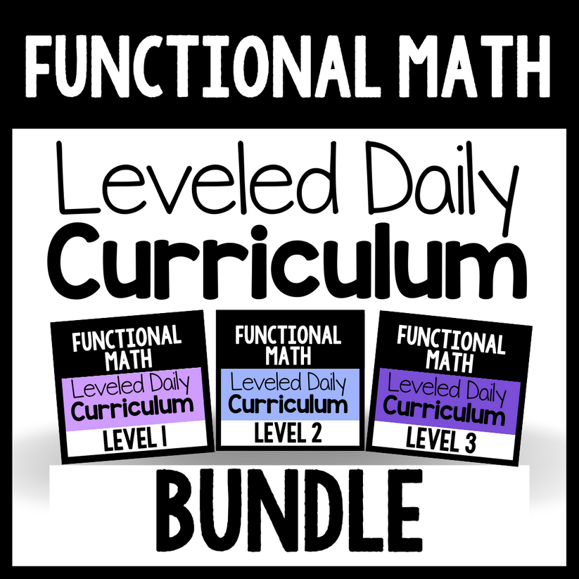 Functional Math Leveled Daily Curriculum {BUNDLE} – The Autism Helper