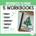 Easy Matching Weekly Workbooks - Christmas Edition – The Autism Helper
