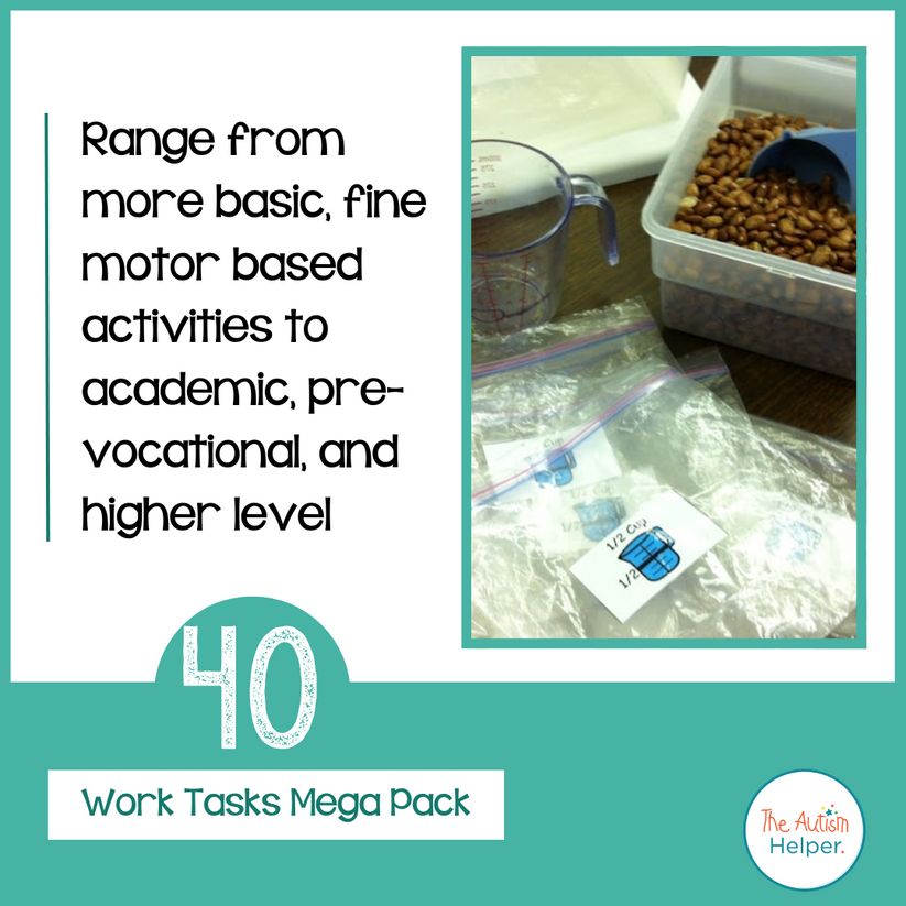 Work Task Mega Pack – The Autism Helper