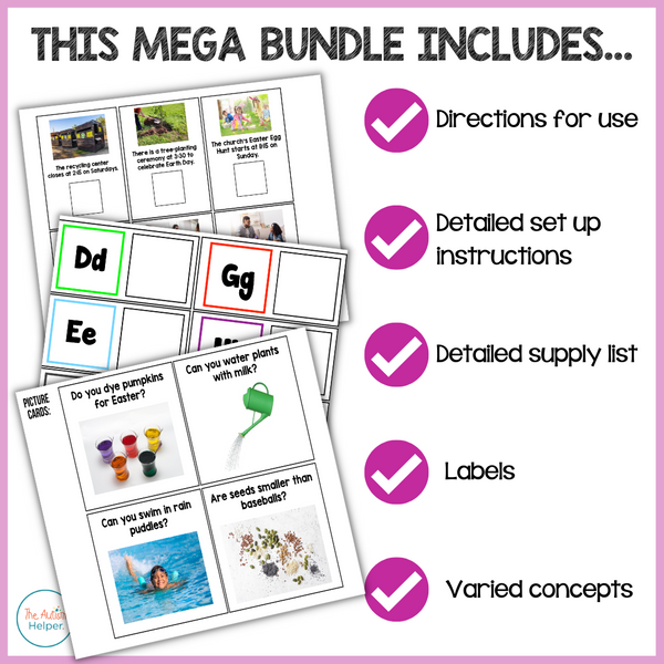 Spring Work Task Mega Pack – The Autism Helper