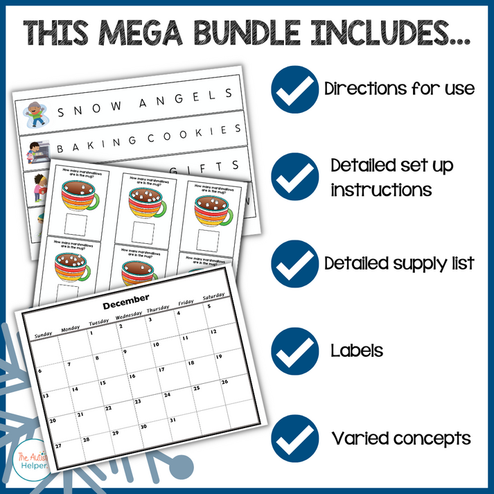 Winter Work Task Mega Pack – The Autism Helper