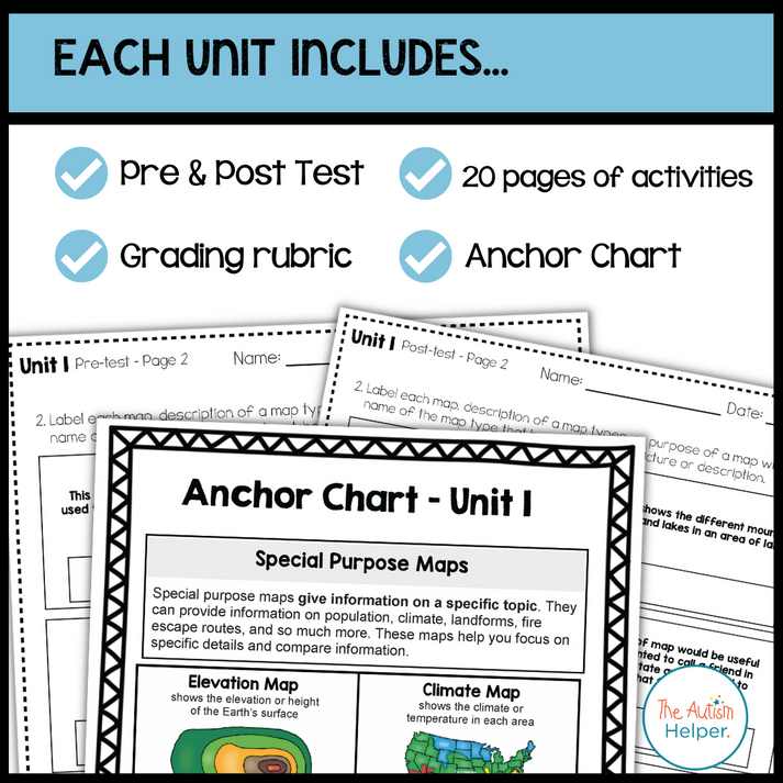 Social Studies Leveled Daily Curriculum {LEVEL 4} – The Autism Helper