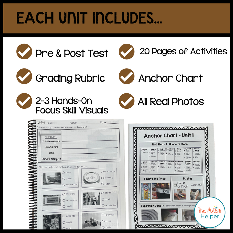 Life Skills Leveled Daily Curriculum {LEVEL 2} – The Autism Helper