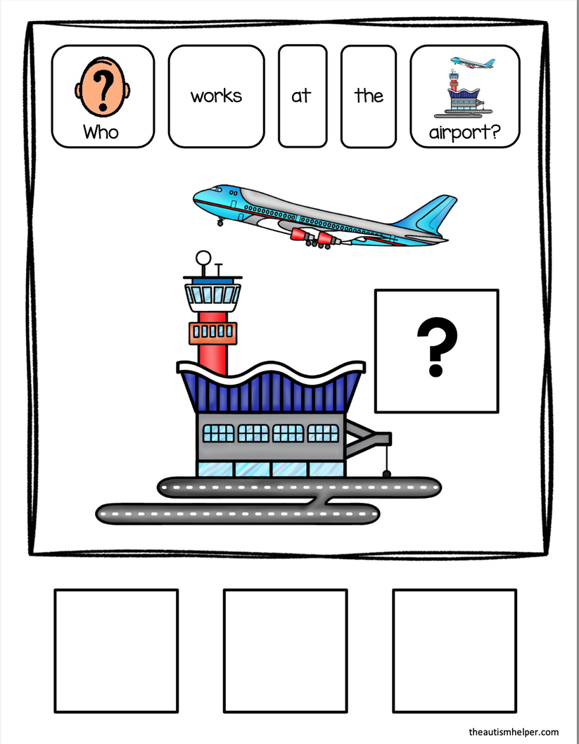 Community Helpers Adapted Book Series – The Autism Helper