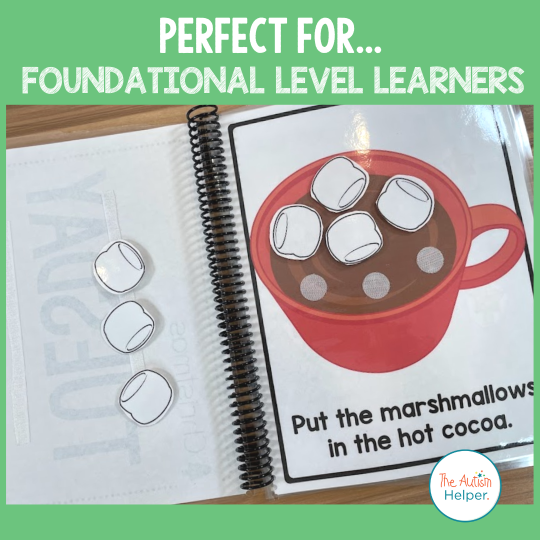 Easy Matching Weekly Workbooks - Christmas Edition – The Autism Helper