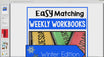 Easy Matching Weekly Workbooks - Winter Edition – The Autism Helper