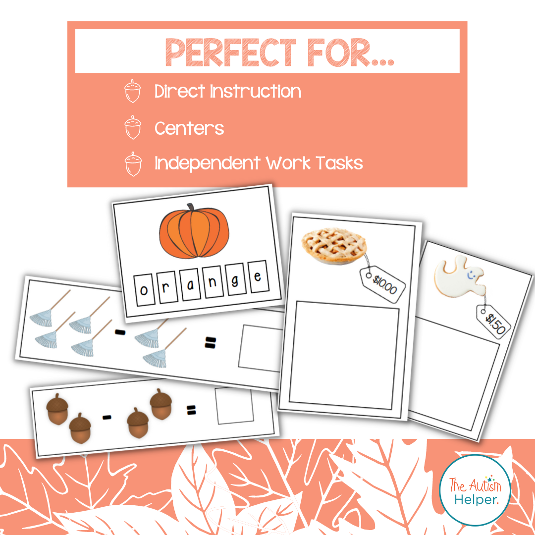 Fall Work Task Mega Pack – The Autism Helper
