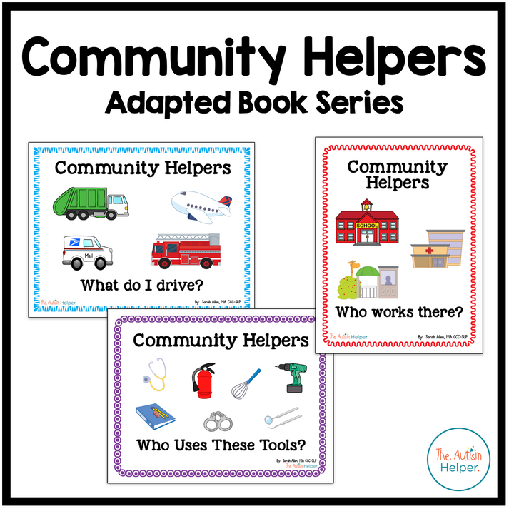 Community Helpers Adapted Book Series – The Autism Helper