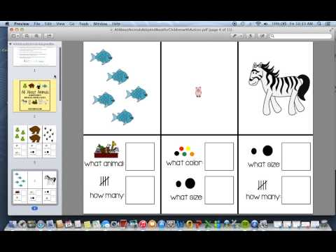 All About Animals - Adapted Book for Children with Autism – The Autism ...