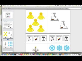 Count, Color, & Name Wh-Question Adapted Book - WINTER – The Autism Helper