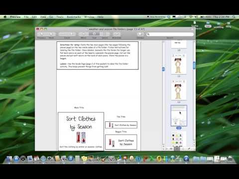 Weather & Season File Folder Activities – The Autism Helper