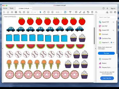 VB-MAPP Task Cards: Math Level 3 – The Autism Helper