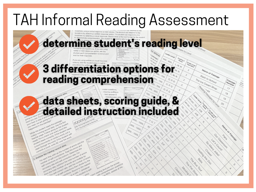 Toolkit: Informal Reading Assessment – The Autism Helper