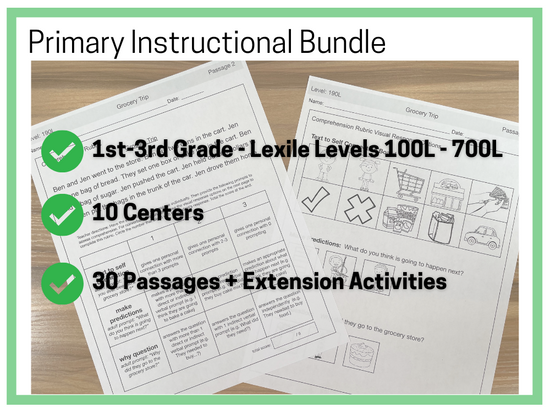 Toolkit: Primary Reading Instructional Bundle – The Autism Helper