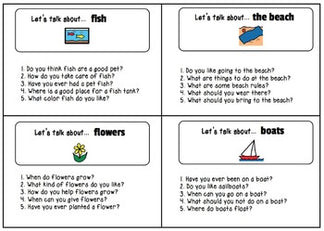 Let's Talk About... {Visual Conversation Starters for Special Educatio ...
