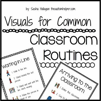 Classroom Routines Visuals – The Autism Helper