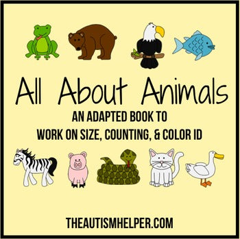 All About Animals - Adapted Book for Children with Autism – The Autism ...