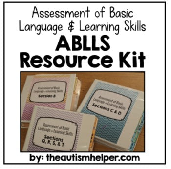 ABLLS-R Assessment Kit – The Autism Helper