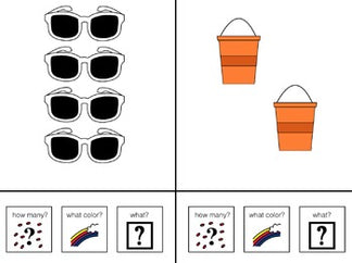 How Many? What Color? What? Adapted Book {SUMMER} – The Autism Helper