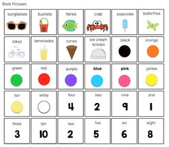 How Many? What Color? What? Adapted Book {SUMMER} – The Autism Helper