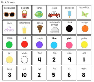 How Many? What Color? What? Adapted Book {SUMMER} – The Autism Helper