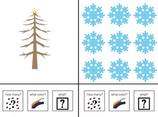 How Many? What Color? What? Adapted Book {WINTER} – The Autism Helper