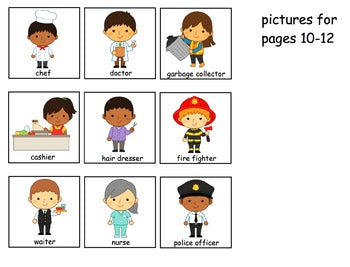 I Spy - Community Helpers {an Adapted Book for Children with Autism ...
