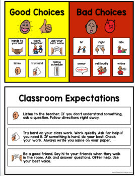 Ultimate Packet of Behavior Management Visuals for Children with Autis ...