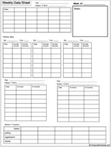 Editable Special Education Data Sheets – The Autism Helper