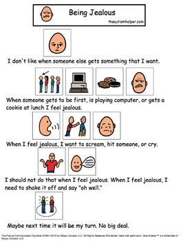 Visual Social Story Packet for Children with Autism: Behavior Set – The ...